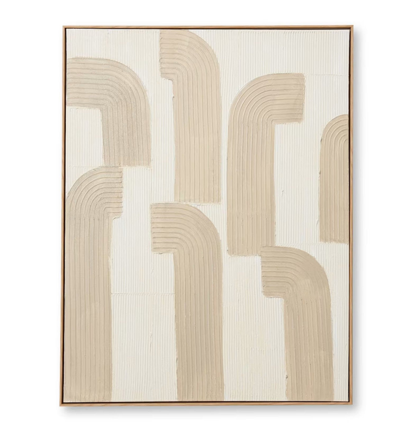 Amara Neutral Handcrafted Art — Biku Furniture & Homewares