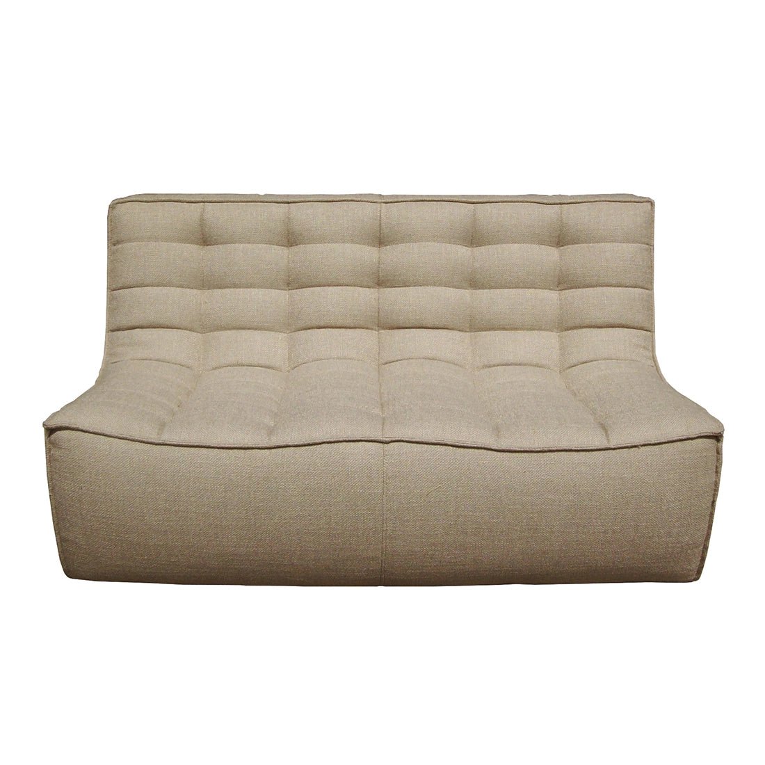 Ethnicraft Slouch 2 Seater Sofa - Beige — Biku Furniture & Homewares