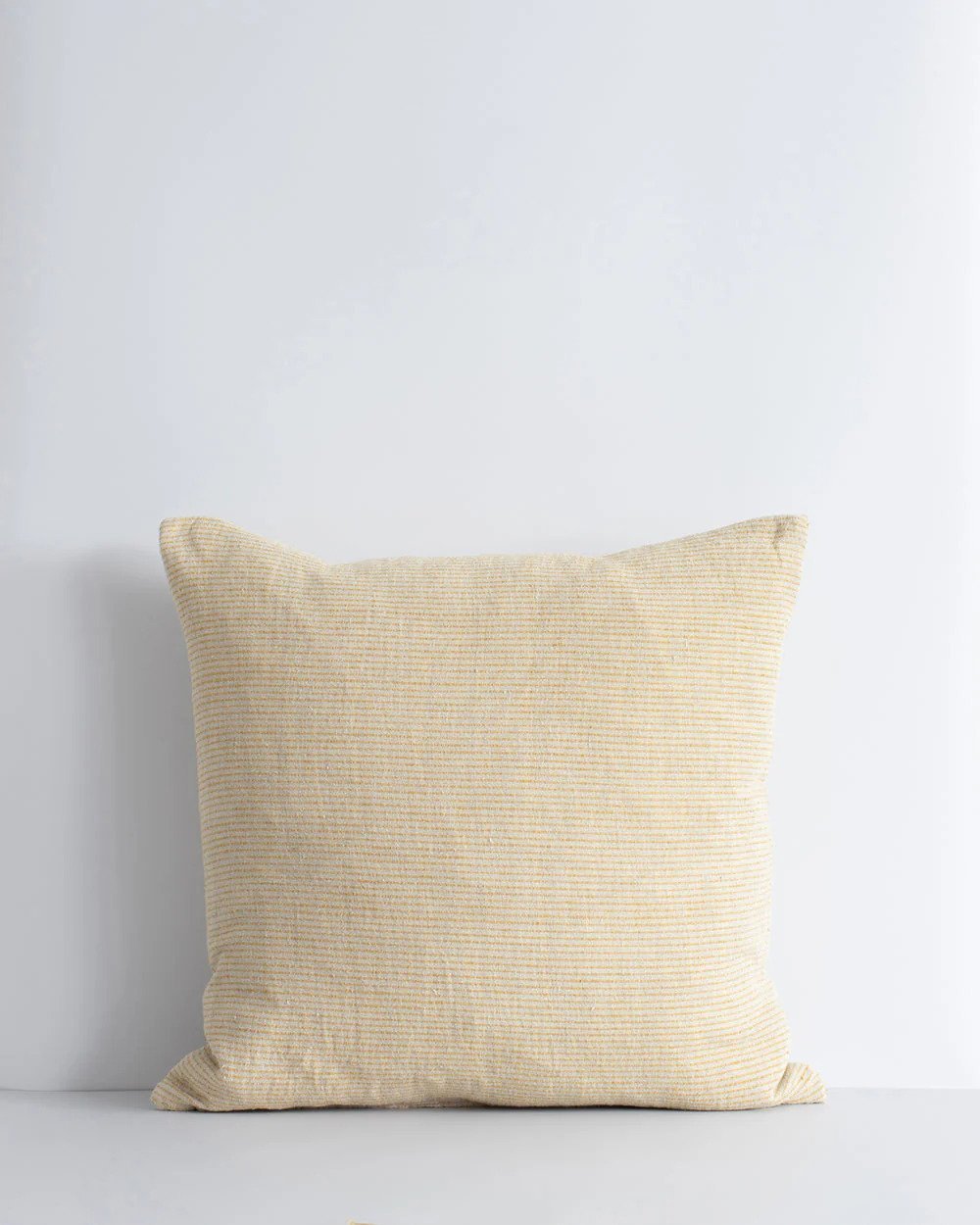 Ochre Duneside Pillow with Feather Filling — Biku Furniture & Homewares