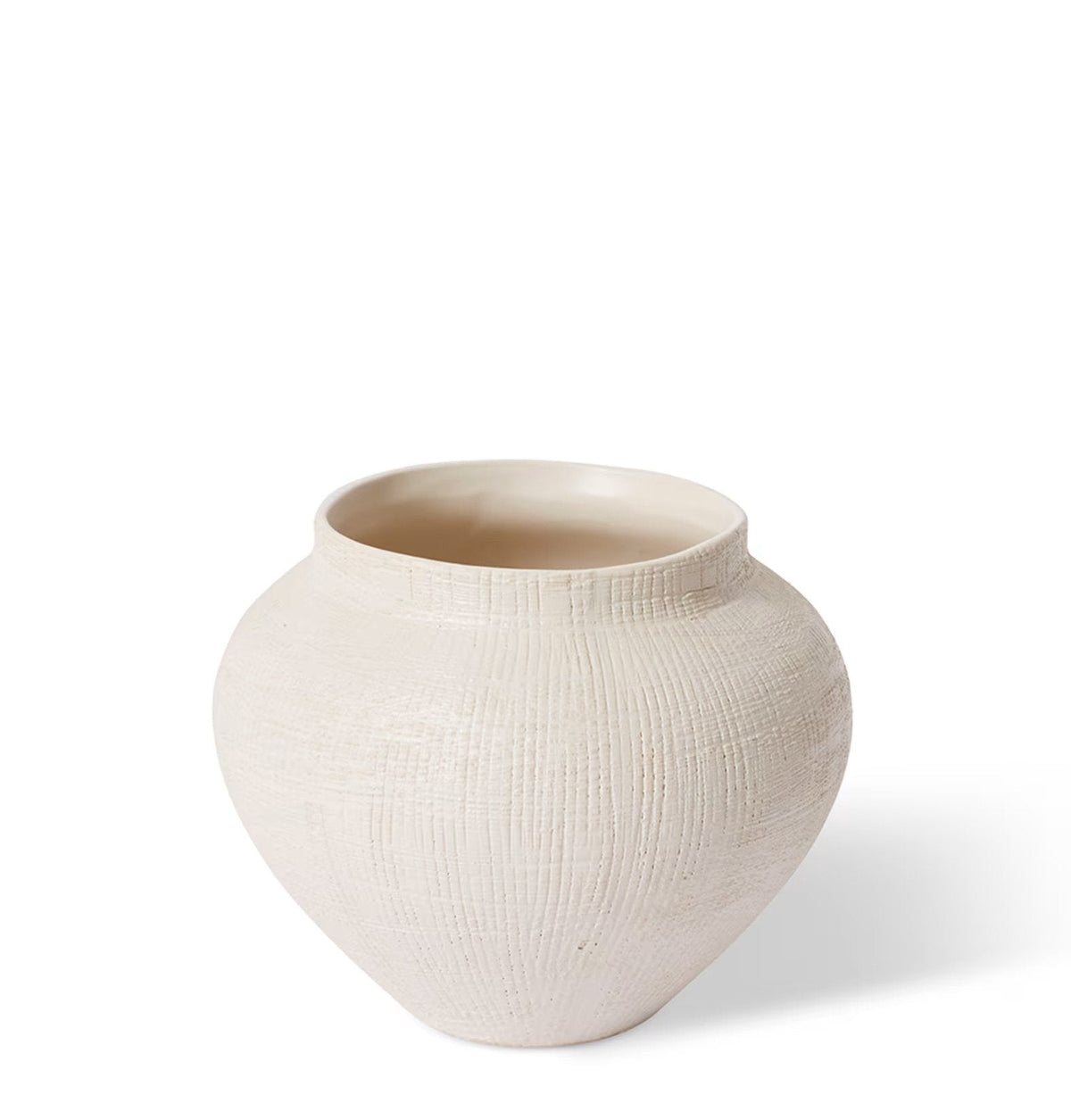Toby Pot Burlap Small — Biku Furniture & Homewares