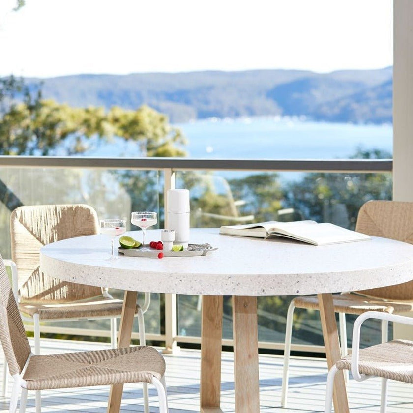 Dining Tables - Round | Coastal Round Dining Tables — Biku Furniture ...
