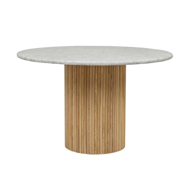 Benjamin Ripple Marble Dining Table — Biku Furniture & Homewares